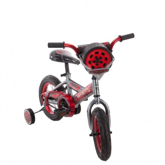 Disney Pixar Lightning McQueen 12 Boys' Red Bike with Sounds, by Huffy