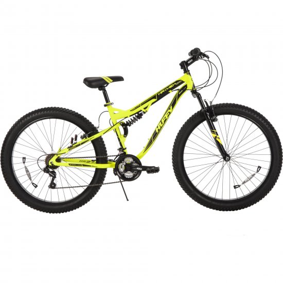 Huffy 27.5 Mayhem Men's Mountain Bike with Aluminum Frame, Yellow